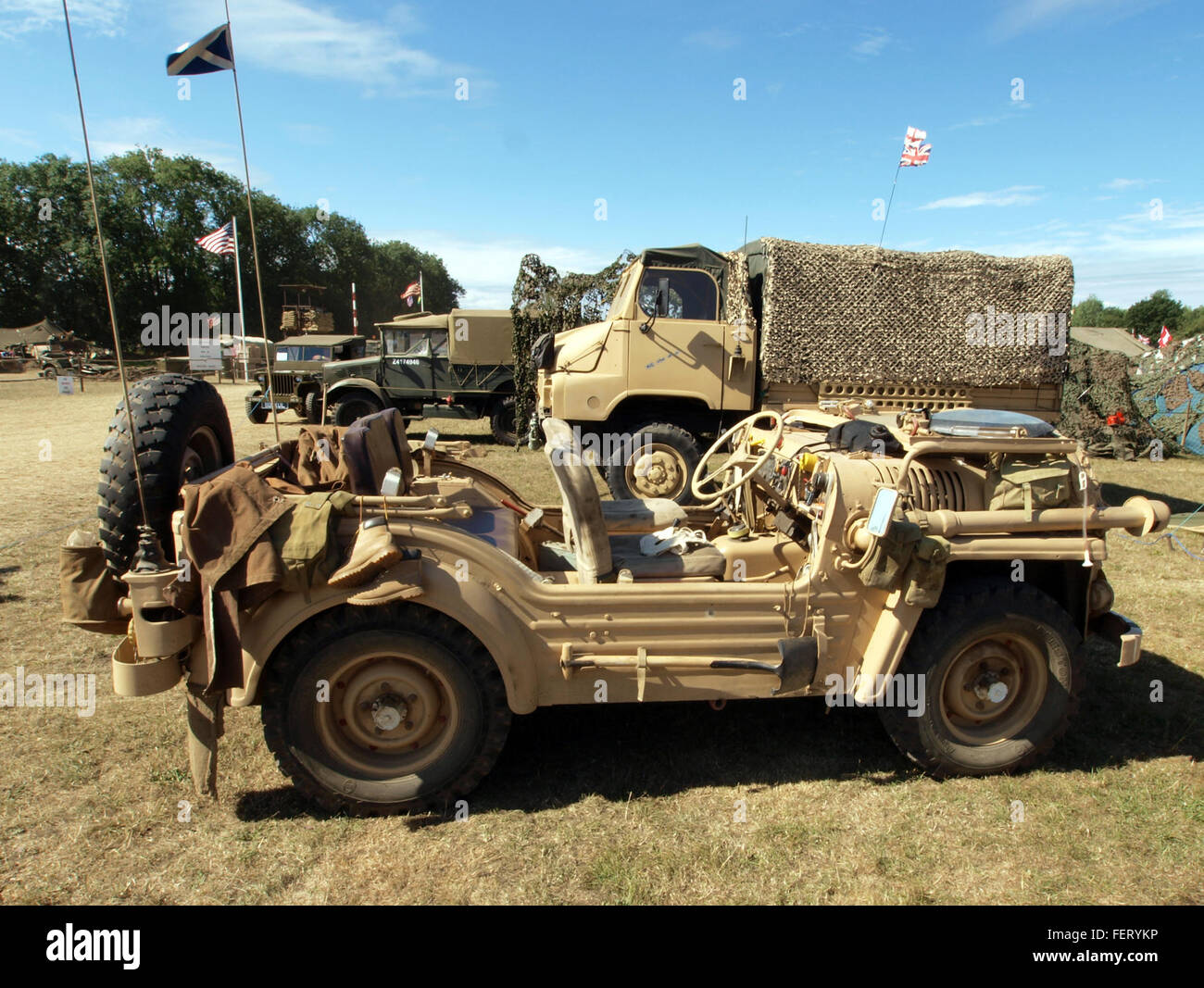 The Austin Champ, a British military vehicle, is displayed at the 2010 ...