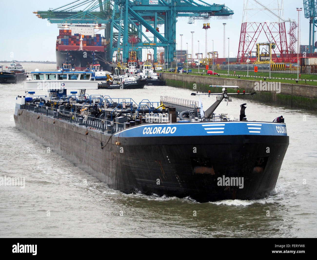 Colorado (ship, 2004), ENI 06004293, Port of Antwerp pic6 Stock Photo ...