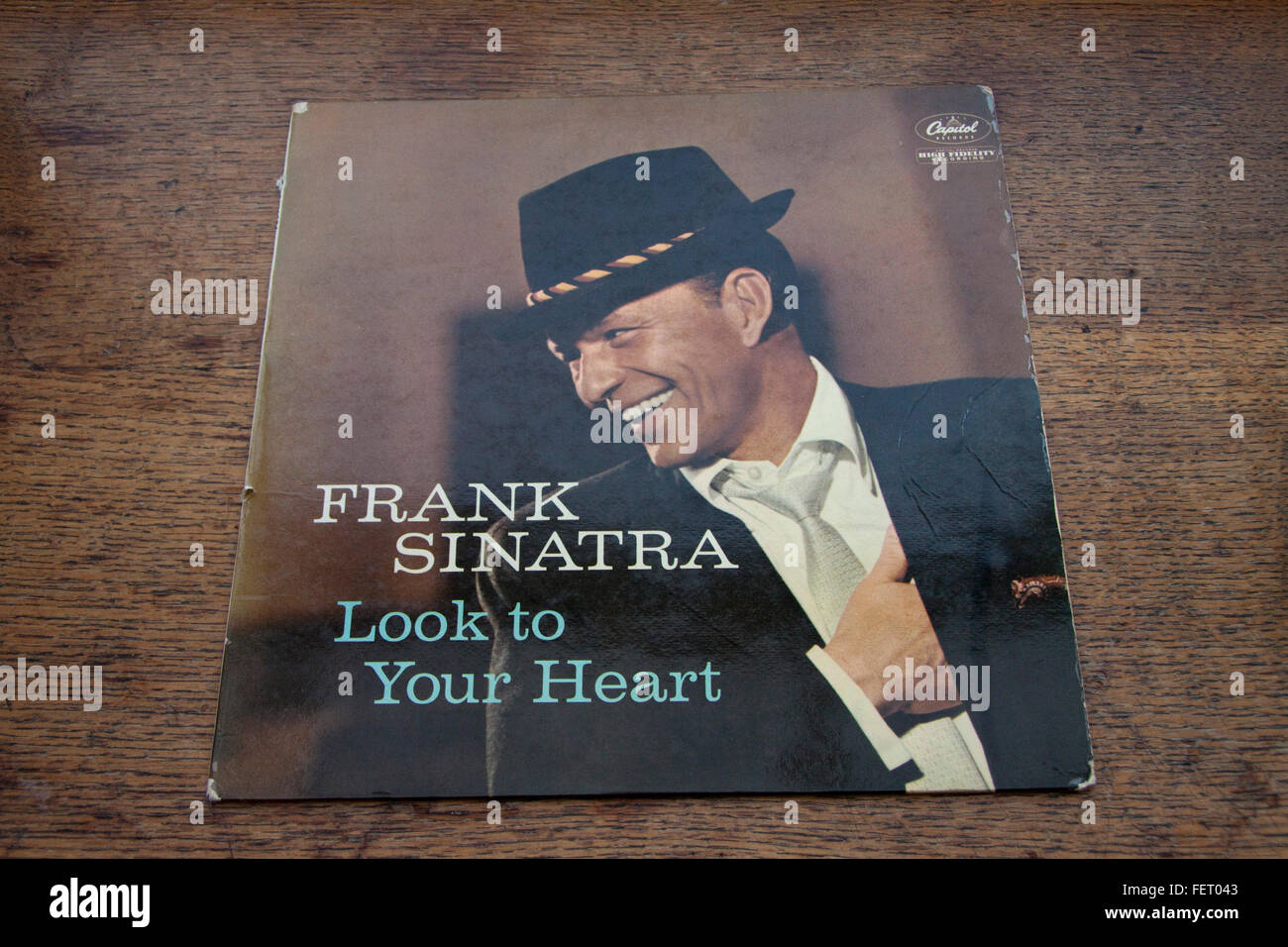 Cover of Frank Sinatra's 1959 album Look To Your Heart Stock Photo - Alamy