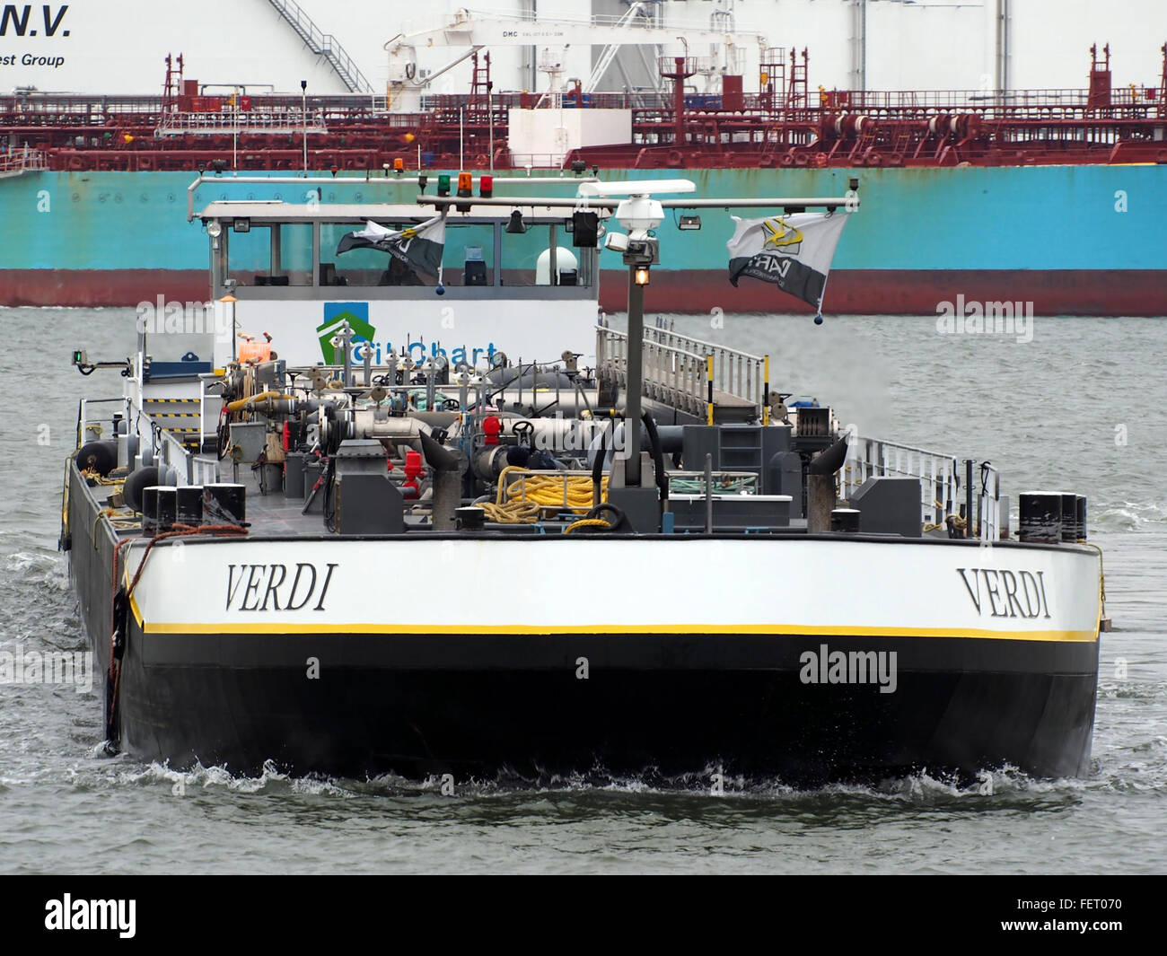Verdi (ship, 2010), ENI 06105175, Port of Antwerp pic2 Stock Photo - Alamy
