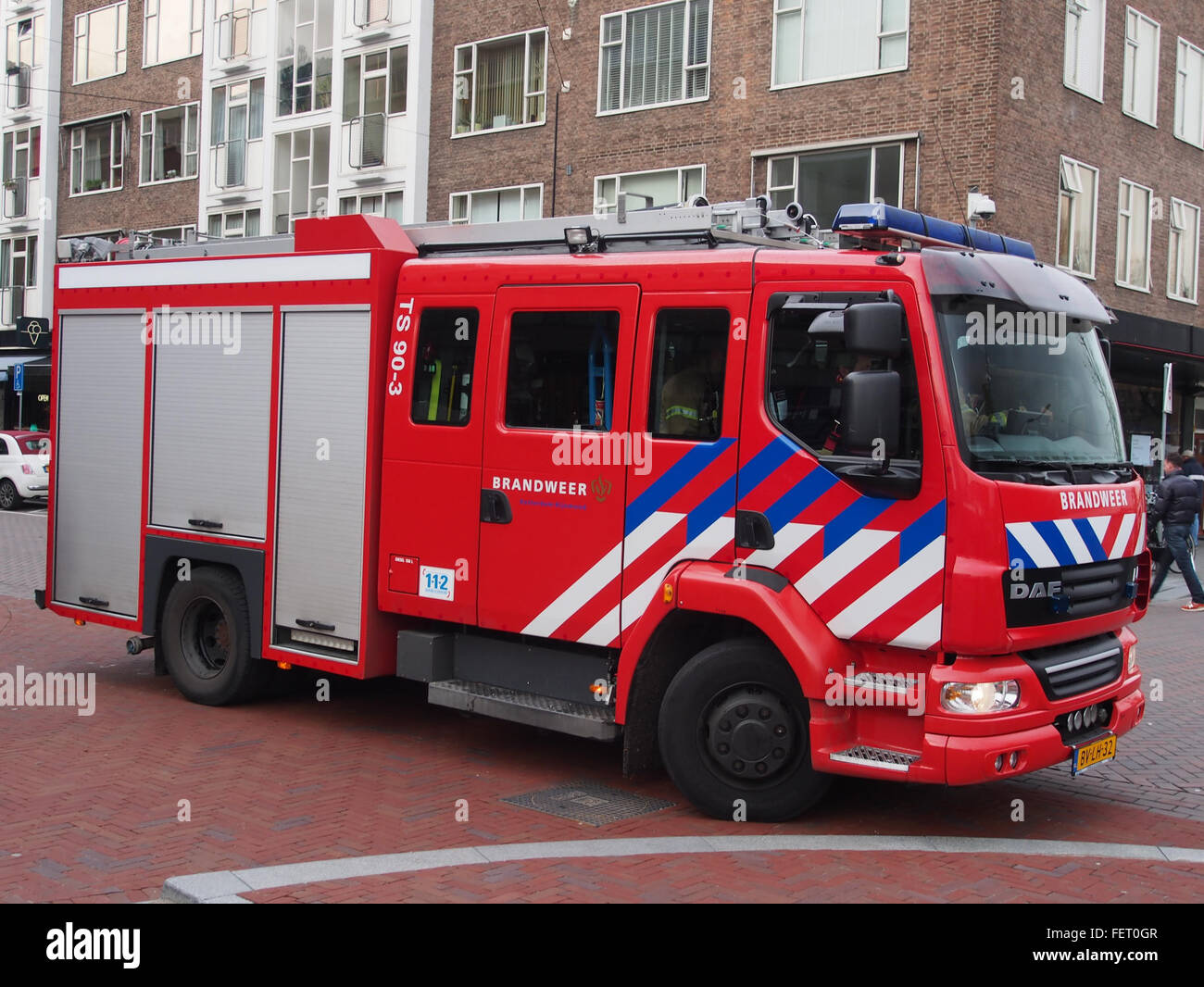 Brandweer Rotterdam-Rijnmond Unit TS 90-3 at Rotterdam Stock Photo - Alamy
