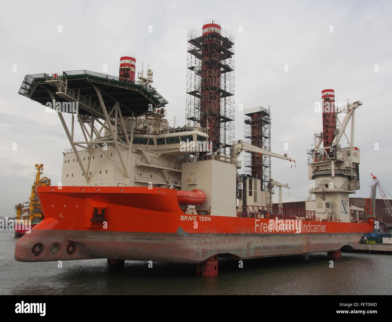 The Brave Tern, a vessel with IMO 958378, is docked at the Port of ...