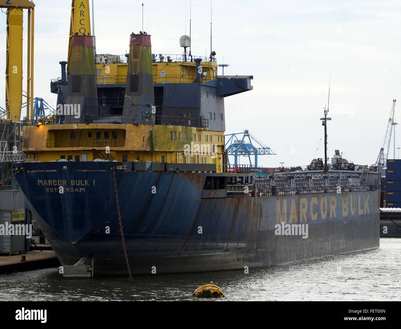 The Marcor Bulk 1, a bulk carrier ship identified by IMO number 7414987 ...
