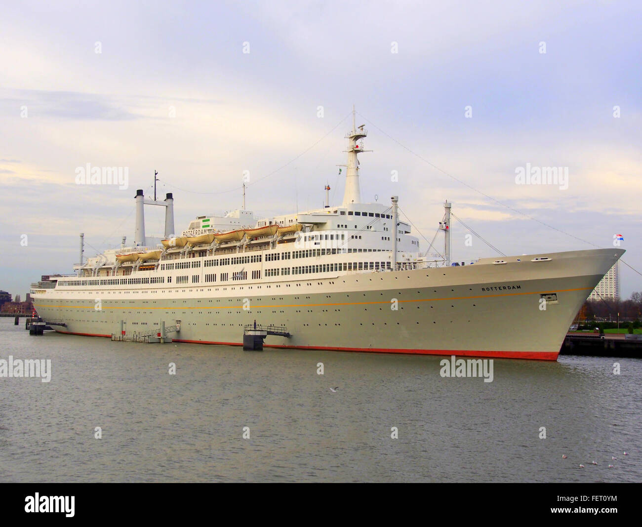 The SS Rotterdam is a historic cruise ship, known for its long history ...
