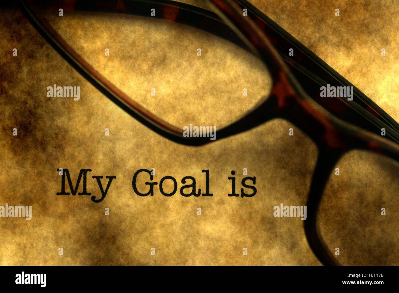 My goal is Stock Photo - Alamy