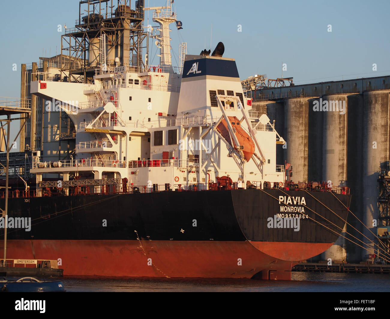 Piavia (ship, 2011) IMO 9570864 Port of Amsterdam pic1 Stock Photo - Alamy