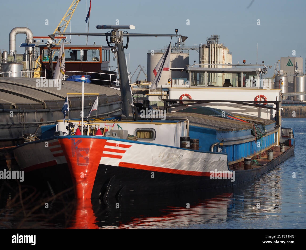 The vessel Compania (ENI 02316831) is docked at the Port of Amsterdam ...