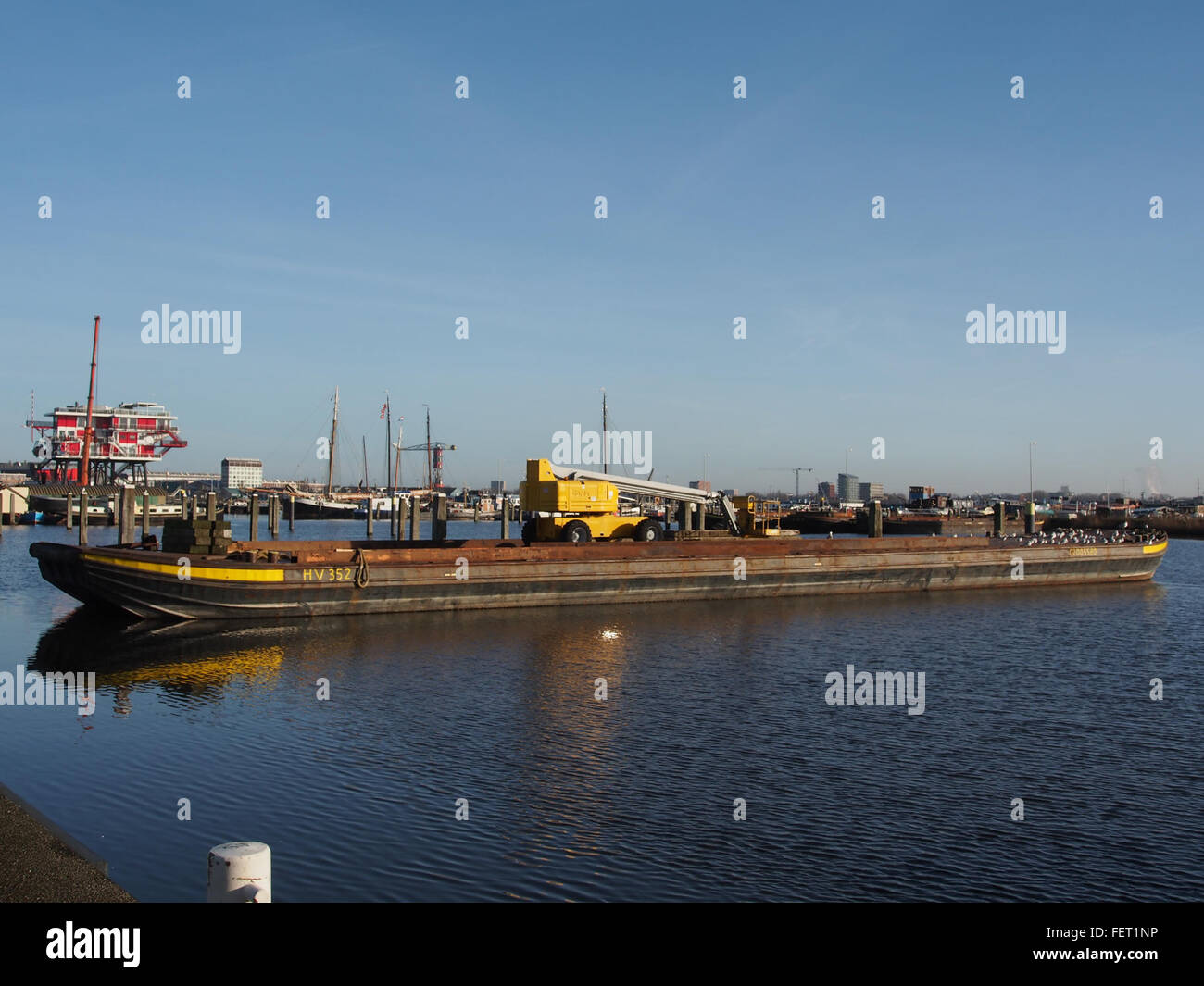 The HV352, a vessel registered under ENI 02005580, is docked at the ...