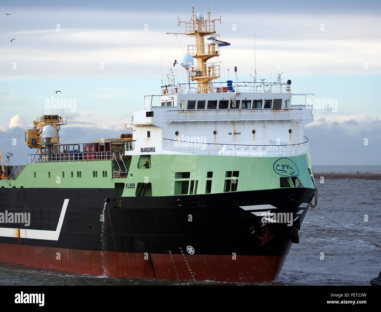 The Margiris, a ship built in 1985 and registered under IMO number ...