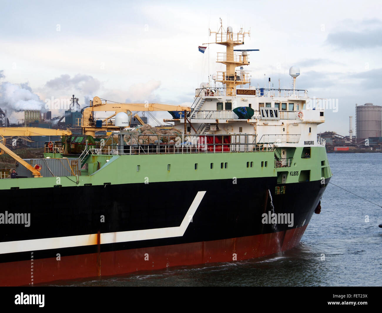 Margiris (ship, 1985) KL 749 Margiris Klaipeda IMO 8301187 into IJmuiden, Amsterdam harbor pic3 ...