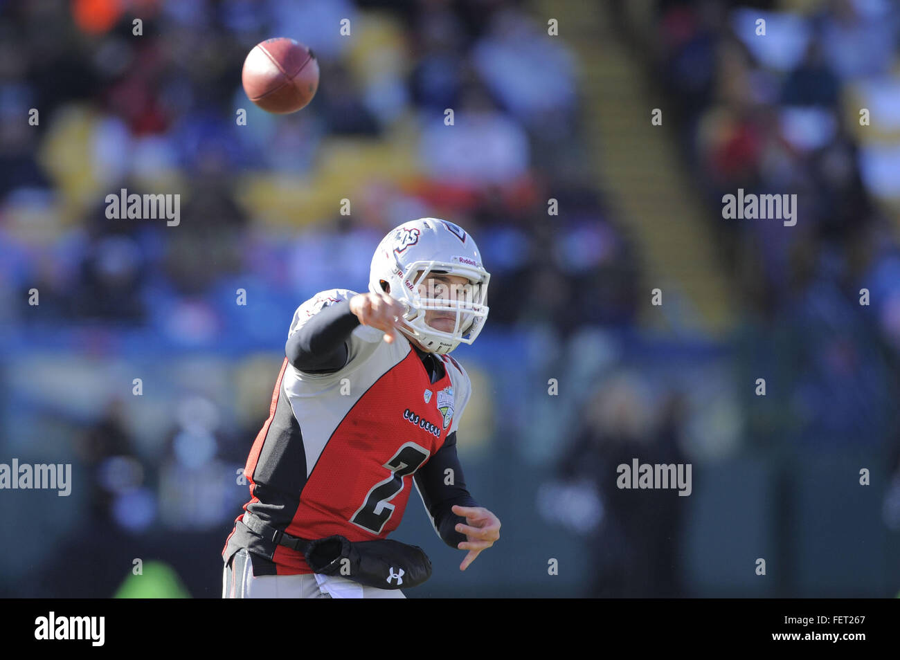 Omaha, Florida, USA. 27th Nov, 2010. Las Vegas Locomotives quarterback ...