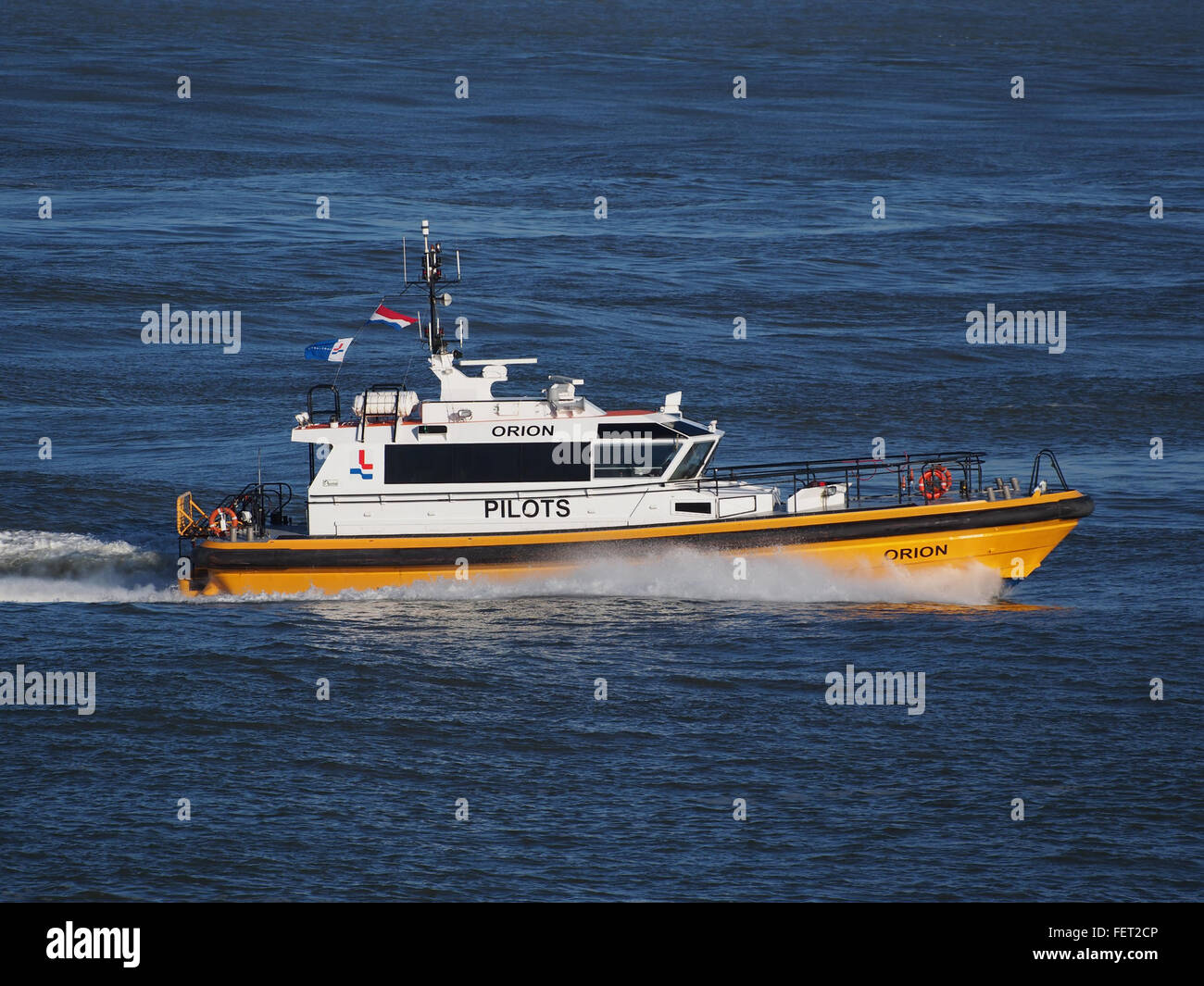 The Orion is a specialized pilot boat used for assisting vessels during ...
