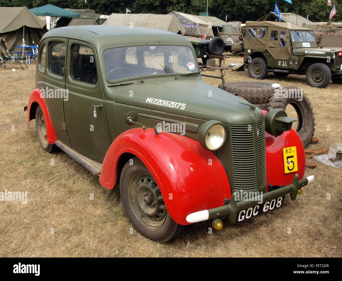 The Austin Ten Saloon, an iconic British car from the 1930s, represents ...