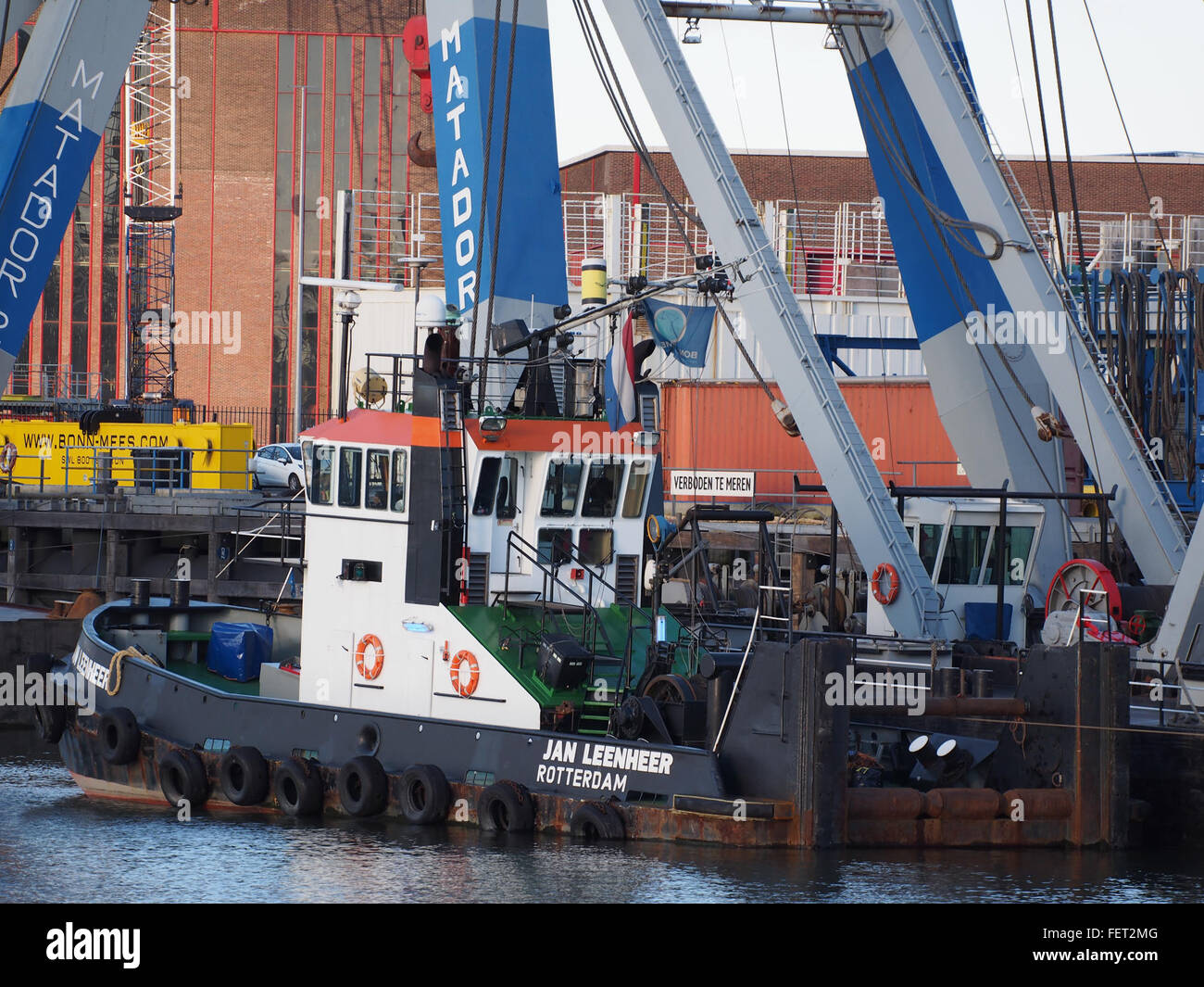 Jan Leenheer ENI 02314789 IMO 6807591 Port of Rotterdam Stock Photo - Alamy