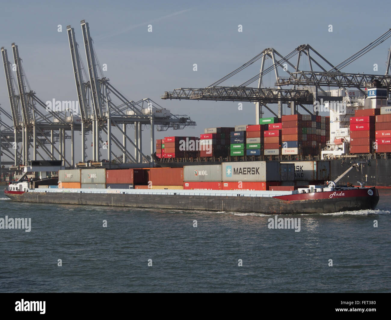 The Anda, a 2009-built vessel with ENI 02332439, is docked at the Port ...