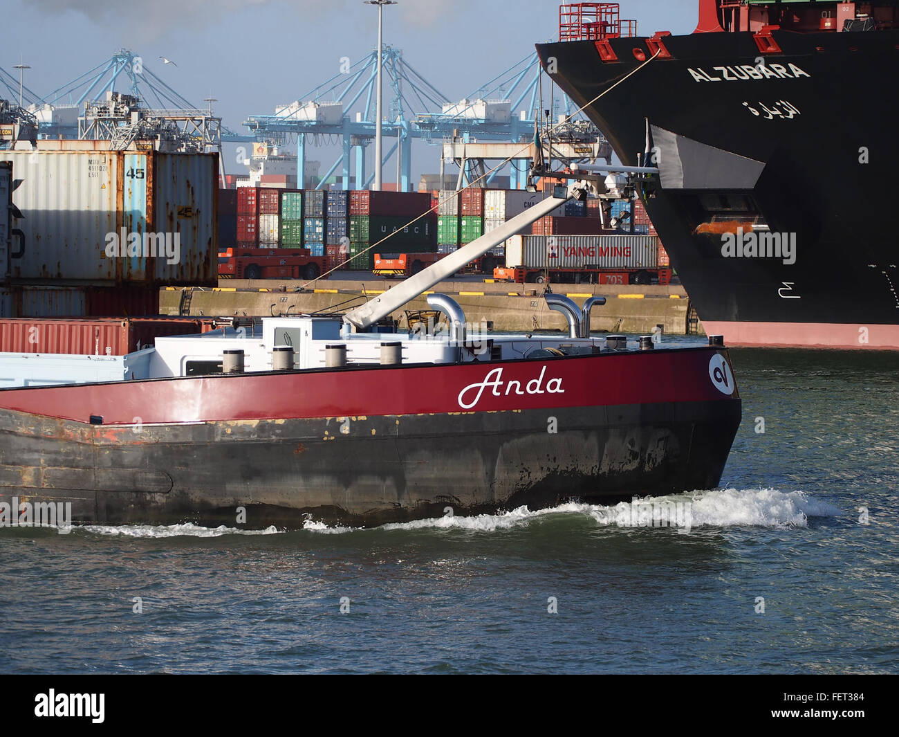 Anda (ship, 2009) ENI 02332439 Port of Rotterdam pic3 Stock Photo - Alamy
