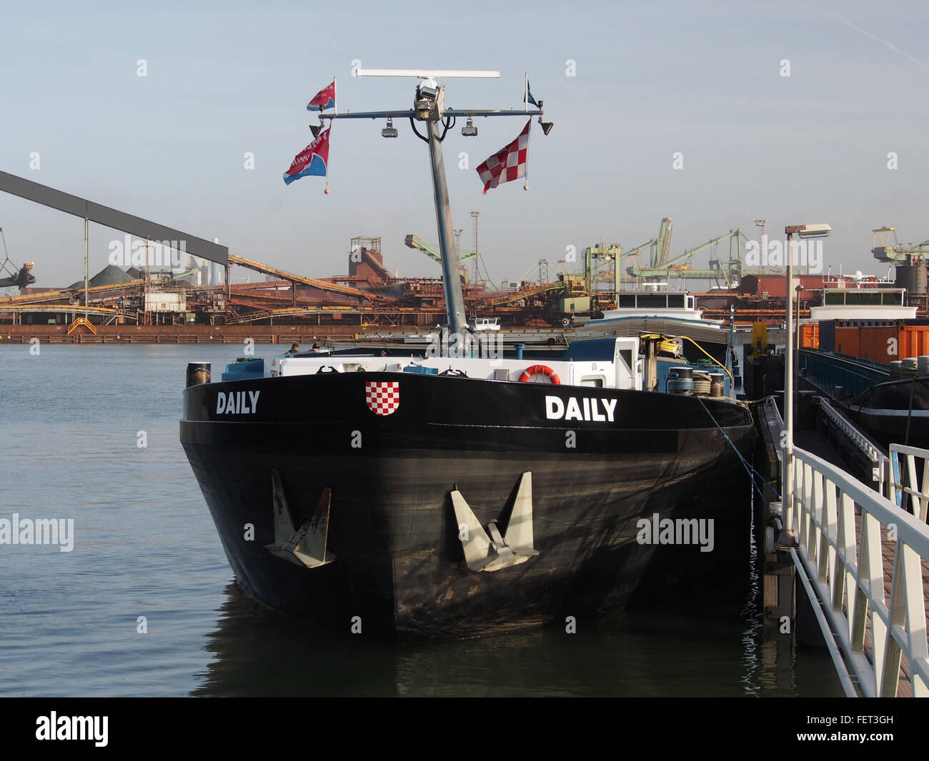 Daily (ship, 1988) ENI 02318432 Port of Rotterdam Stock Photo - Alamy