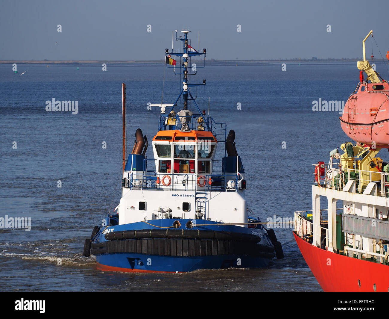 Fairplay III (tug, 2007) IMO 9365116 Port of Antwerp pic2 Stock Photo ...