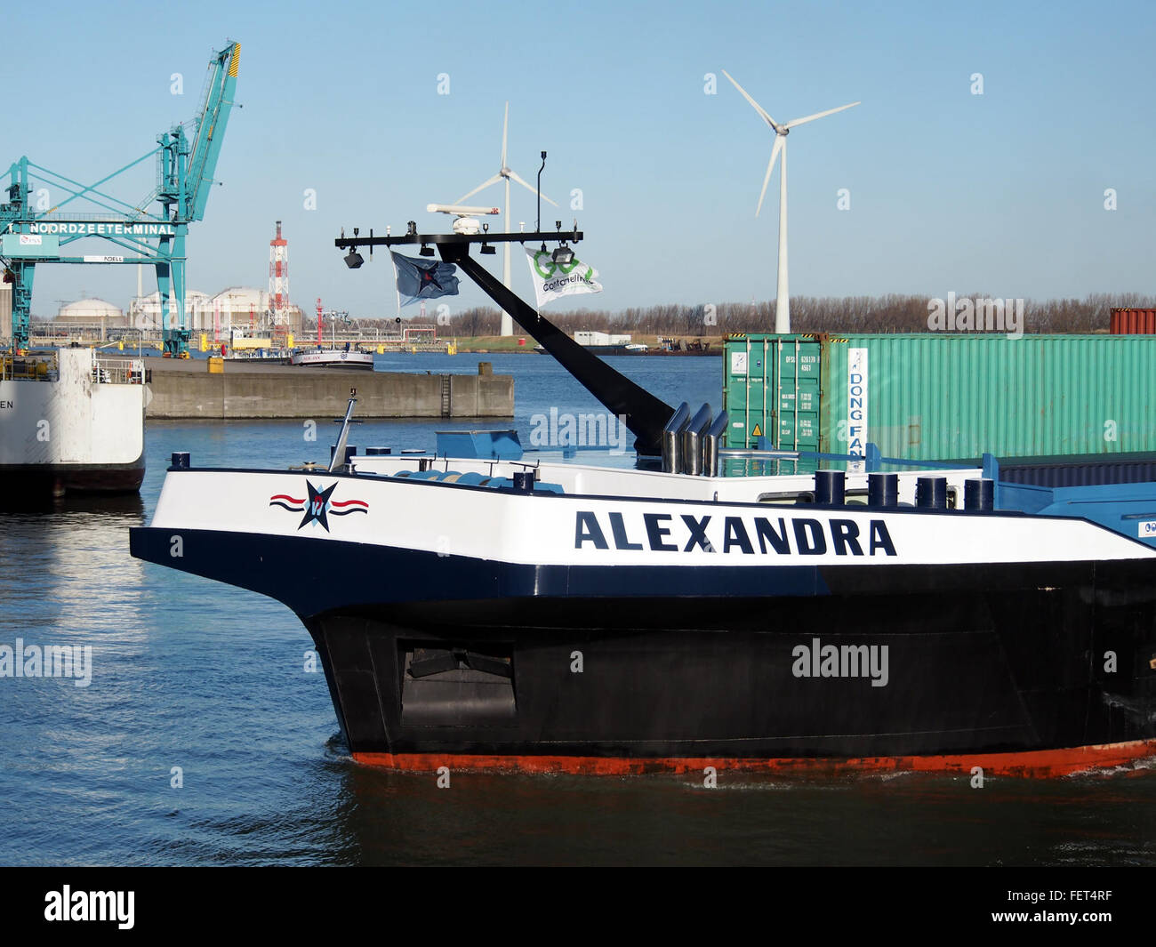 The Alexandra, a 2010 vessel, docks at Berendrechtsluis, Port of ...