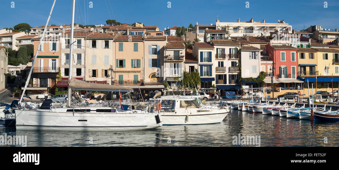 Cassis harbour, French Riviera Stock Photo - Alamy
