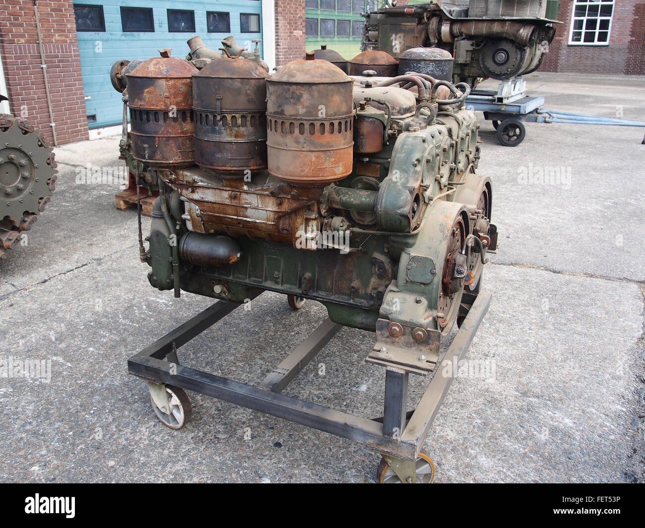 An image of engine number 5157507, which is identified for its ...