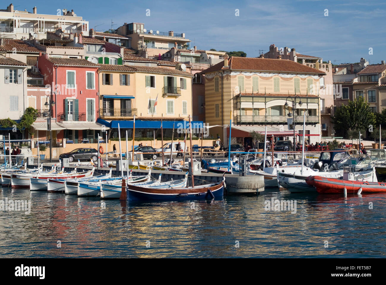 Cassis harbour, French Riviera Stock Photo - Alamy