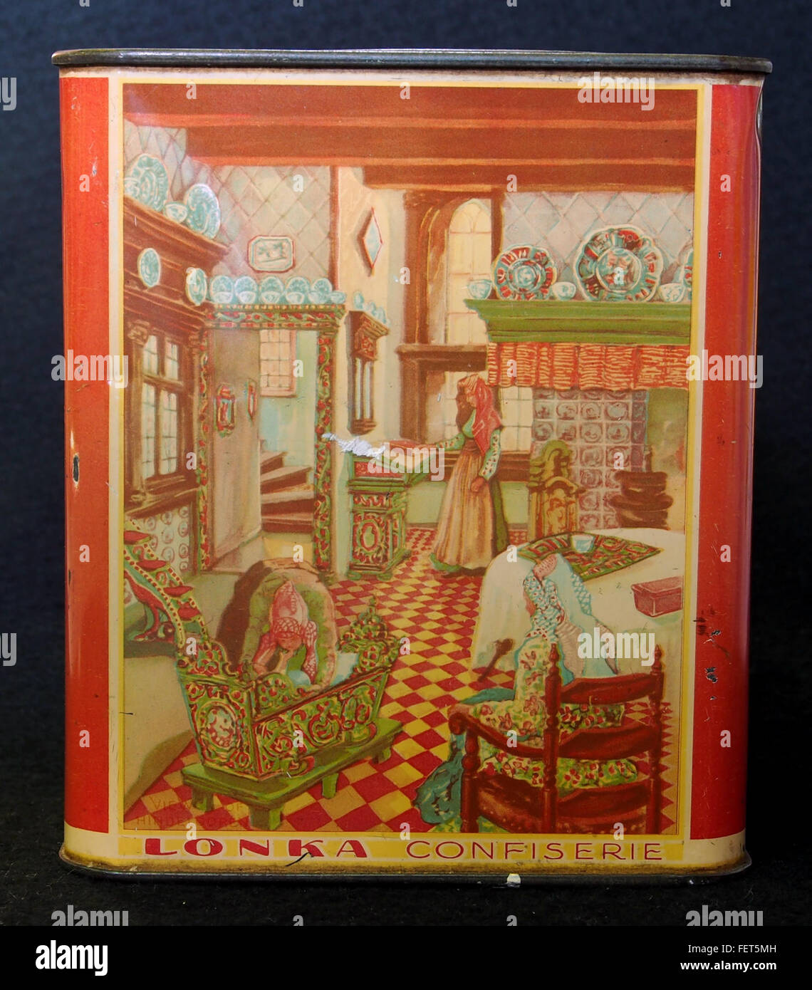 Lonka Confectionery blik, foto 5 Stock Photo - Alamy