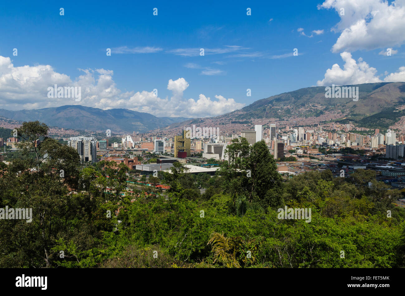 Views over the city of Medellin, Antioquia, Colombia Stock Photo - Alamy