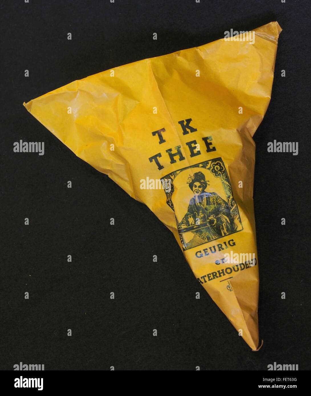 The 'T K Thee zakje' refers to a traditional Dutch tea bag. This item ...