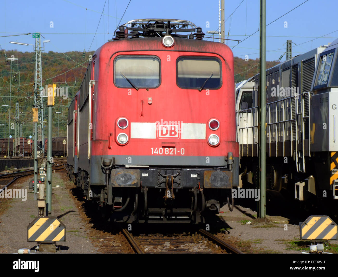 DB 140 821-06 is a diesel-electric locomotive used for freight ...