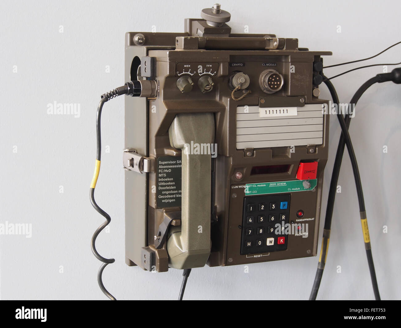 Military field phones pic2 hi-res stock photography and images - Alamy