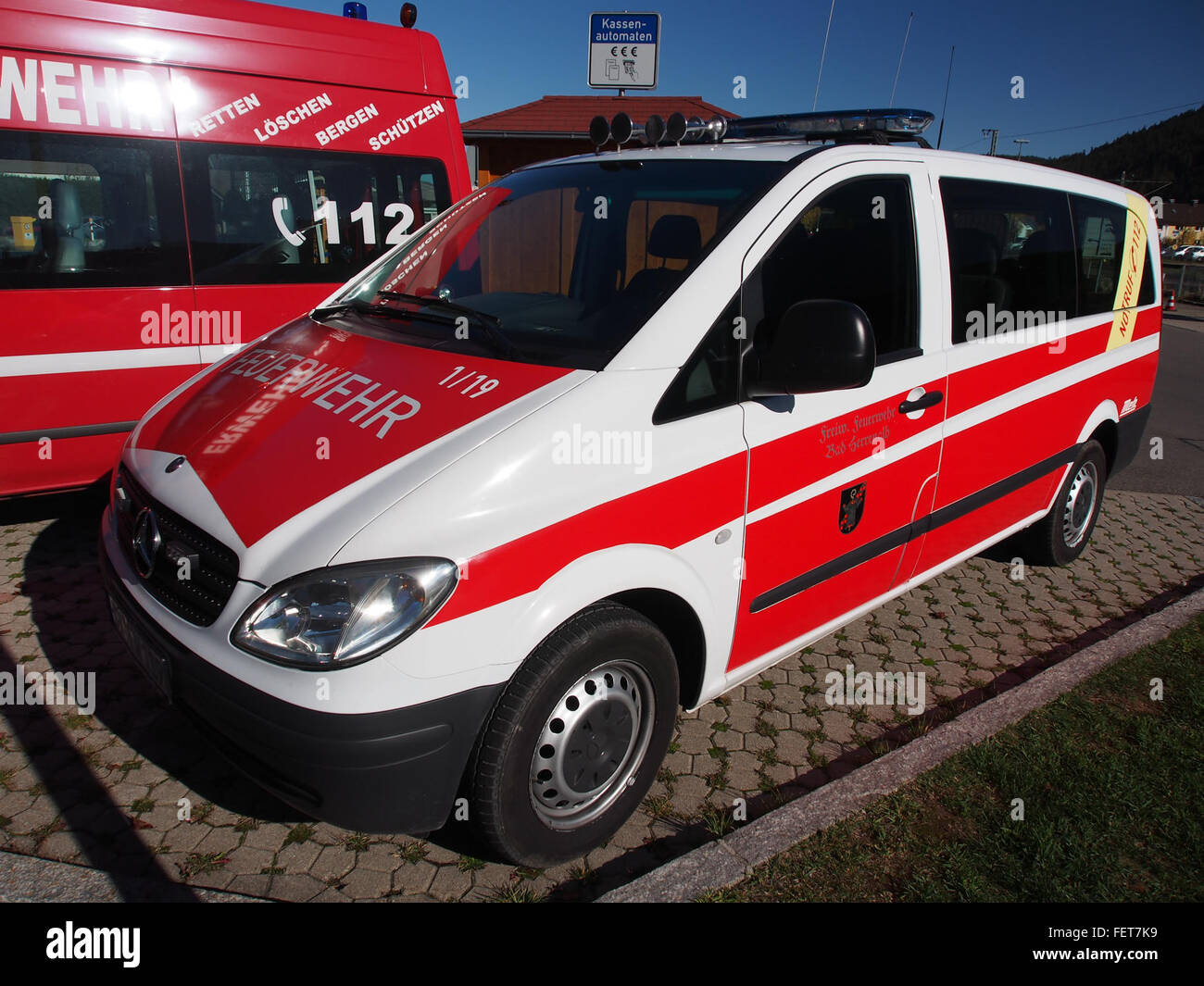 The Mercedes Freiwillige Feuerwehr (volunteer fire department) from Bad ...