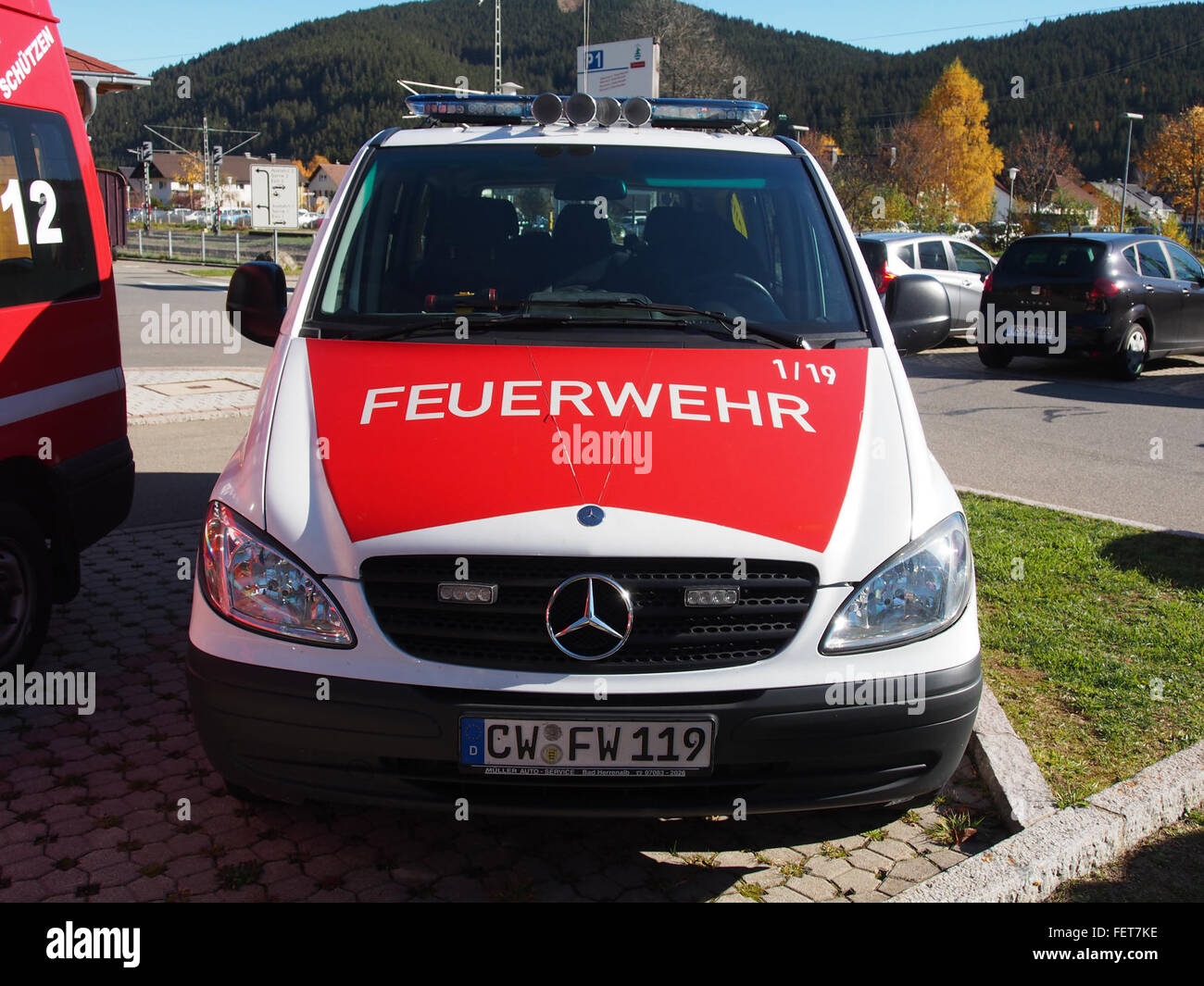 Mercedes fire truck hi-res stock photography and images - Alamy