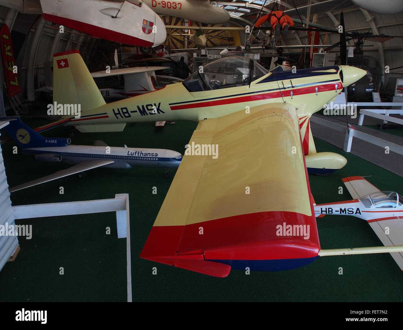 HB-MSK (aircraft), Hirth Hi-27 Akrostar Mk2 pic3 Stock Photo - Alamy