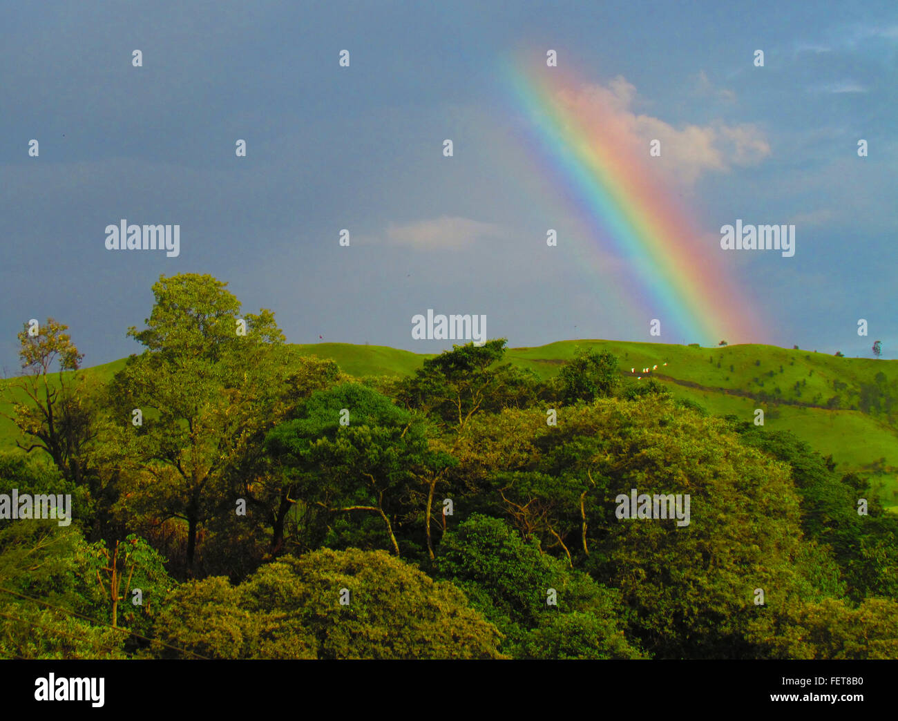 Rainbow over the landscape hi-res stock photography and images - Alamy