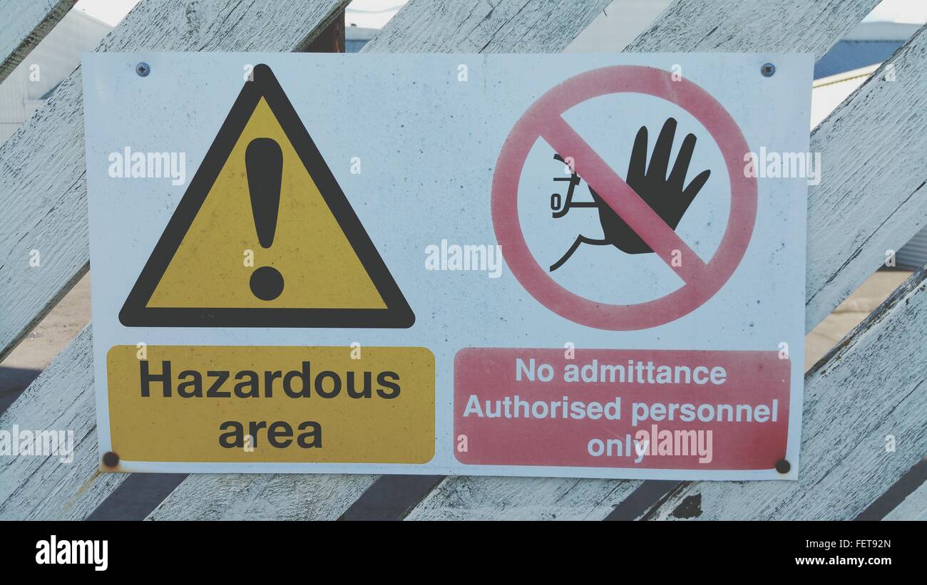 Warning Structure High Resolution Stock Photography and Images - Alamy