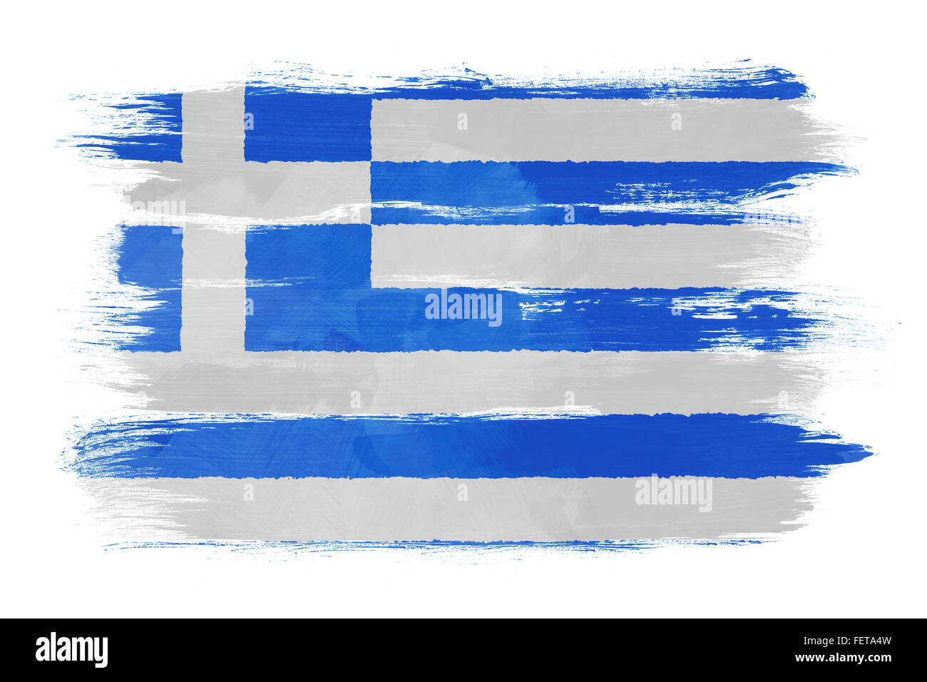 The Greek flag Stock Photo - Alamy