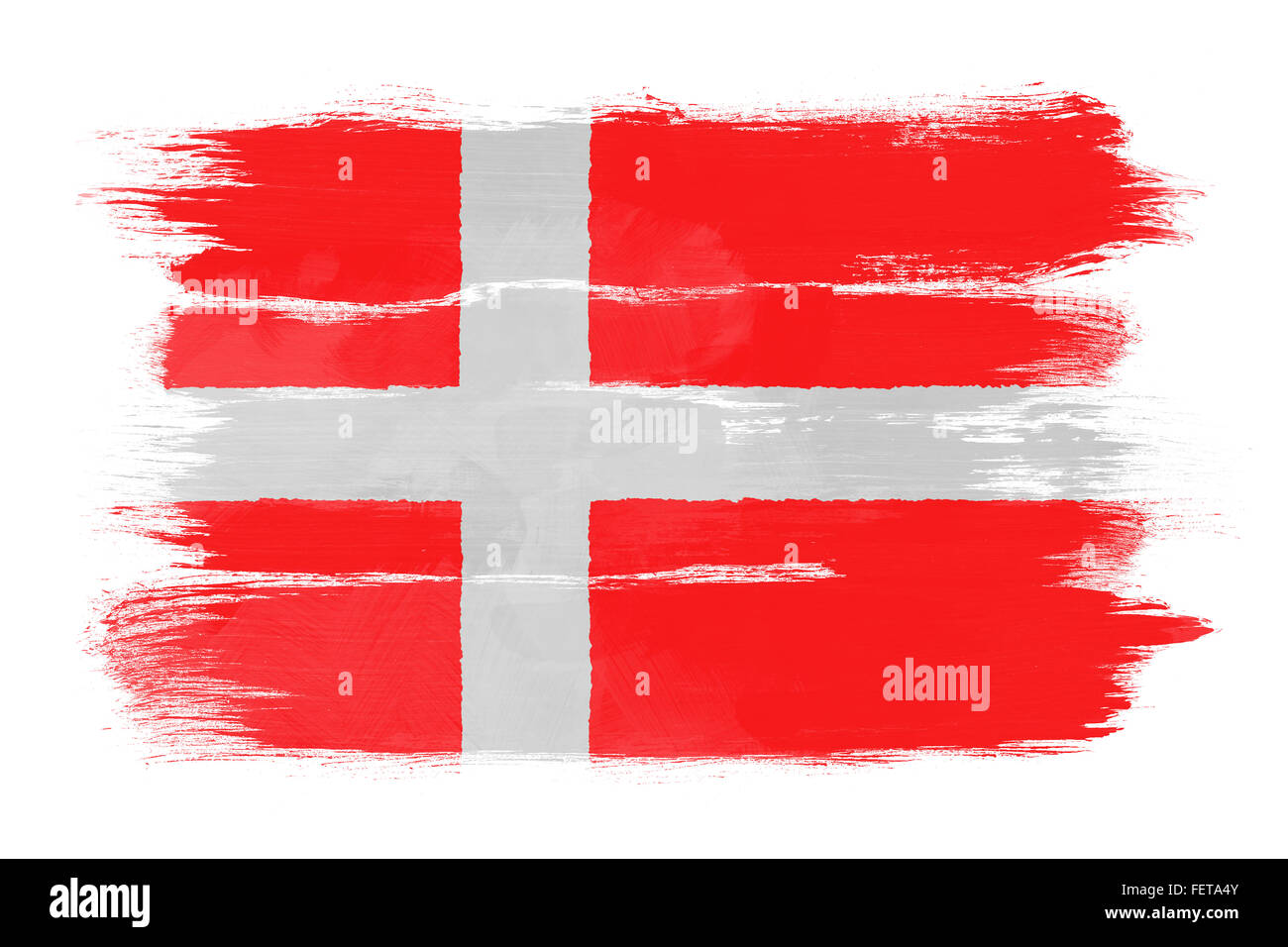 The Danish flag Stock Photo - Alamy