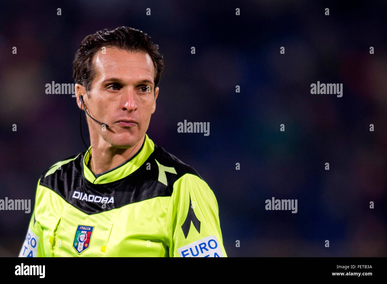 Bologna, Italy. 6th Feb, 2016. Luca Banti (Referee) Football/Soccer ...