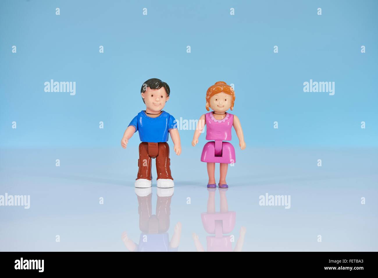 A studio photo of miniature toy people Stock Photo - Alamy