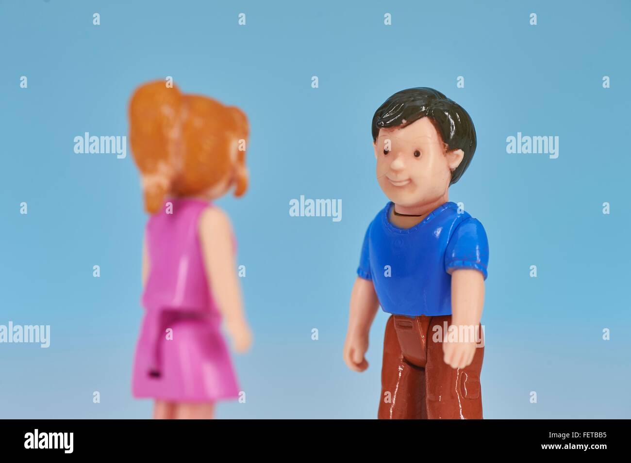 A studio photo of miniature toy people Stock Photo - Alamy