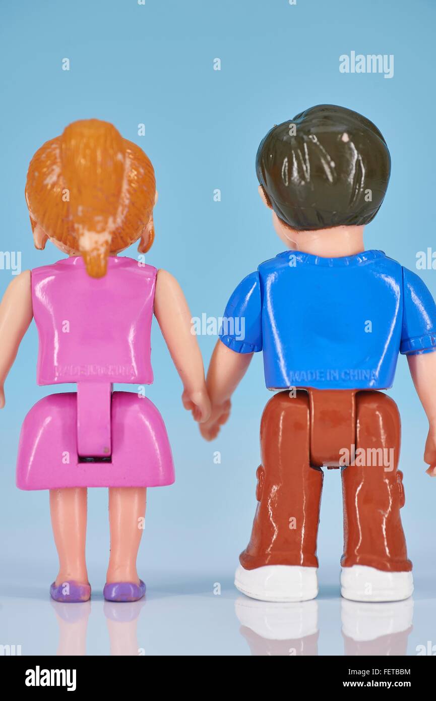 A studio photo of miniature toy people Stock Photo - Alamy