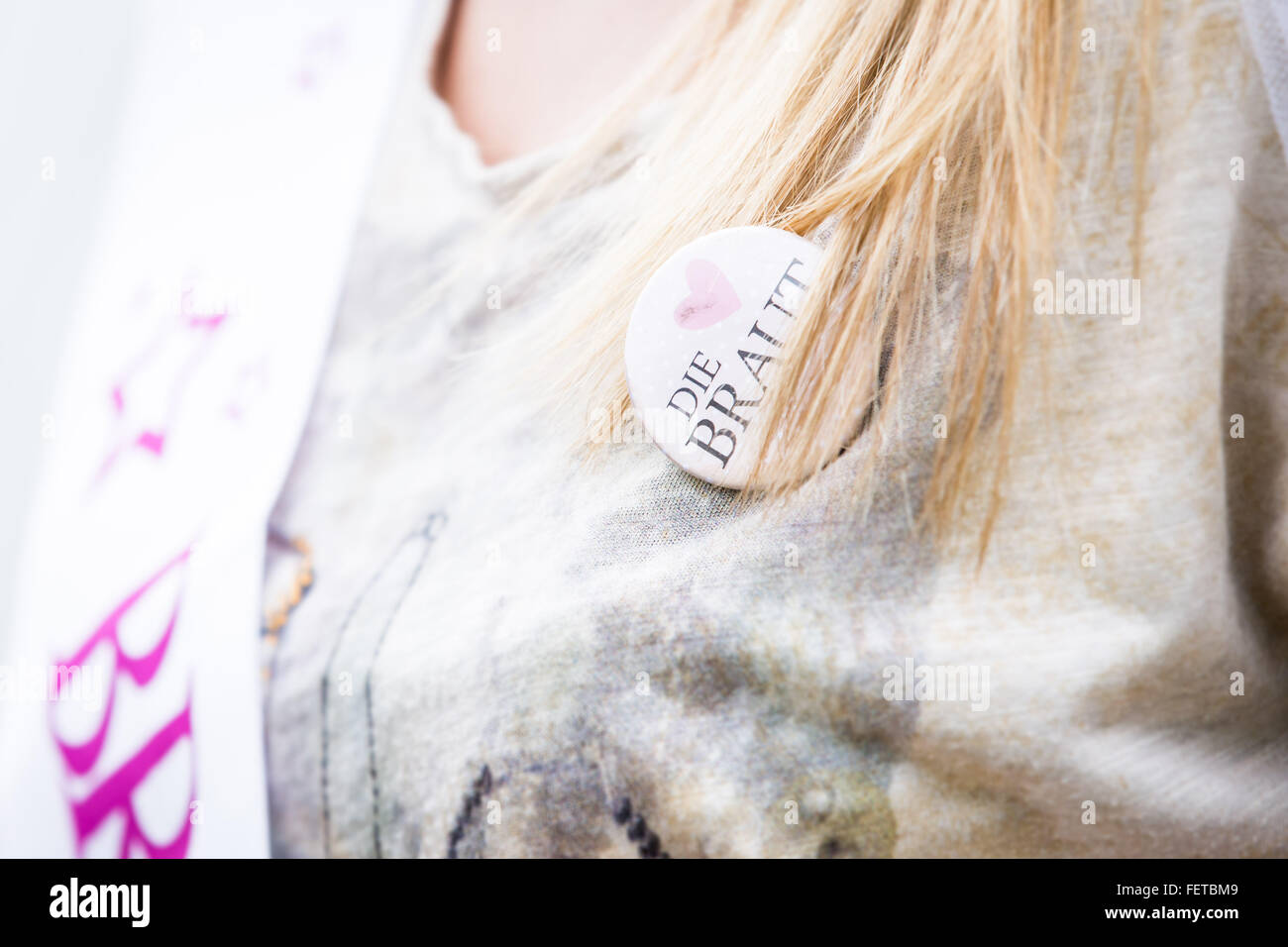 Badge woman hi-res stock photography and images - Alamy