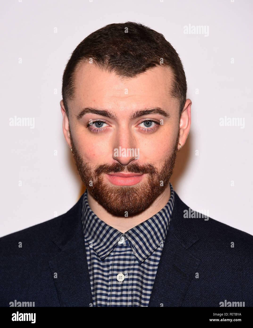 Beverly Hills, California, USA. 8th Feb, 2016. Sam Smith arrives for ...