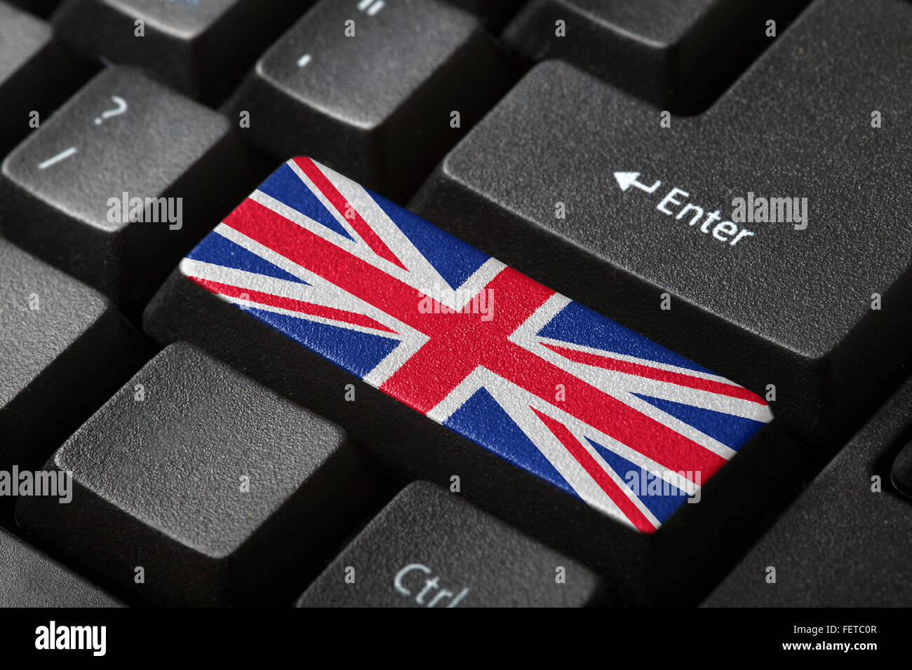 Computer keyboard england flag concept hi-res stock photography and ...