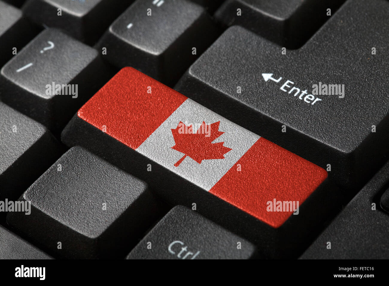 The Canadian flag Stock Photo - Alamy