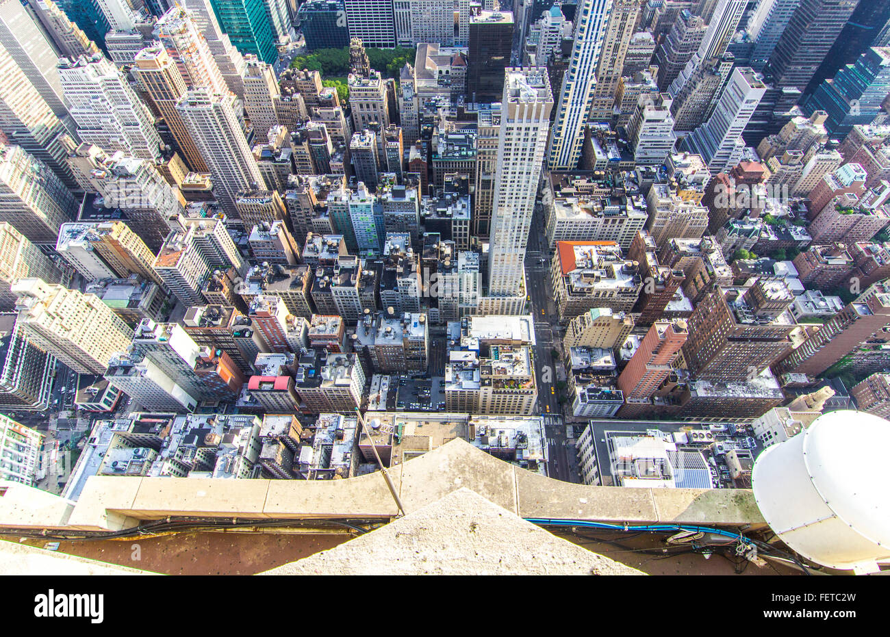 New York: Birds view of New York Stock Photo - Alamy