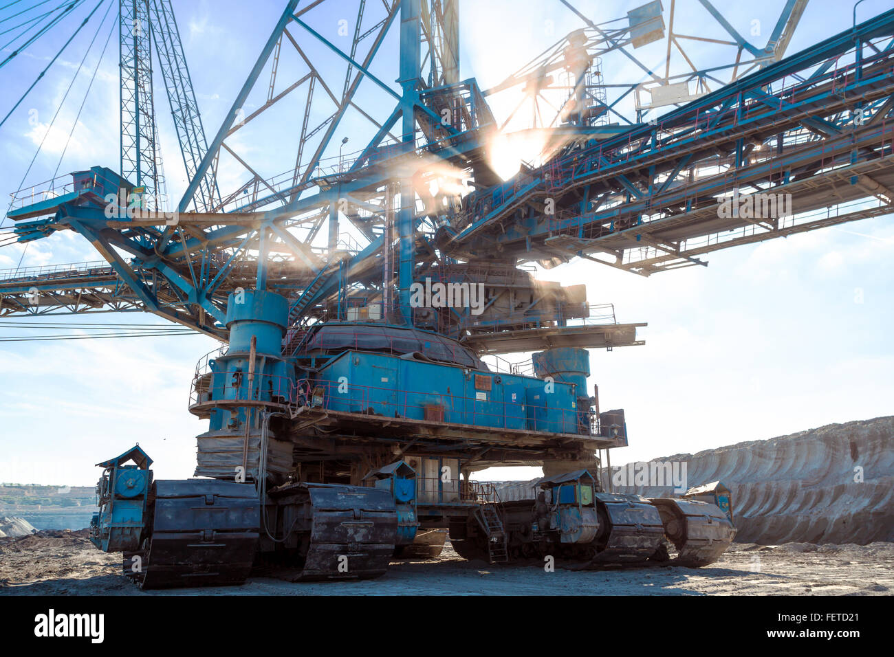 Mining machinery in the mine Stock Photo - Alamy