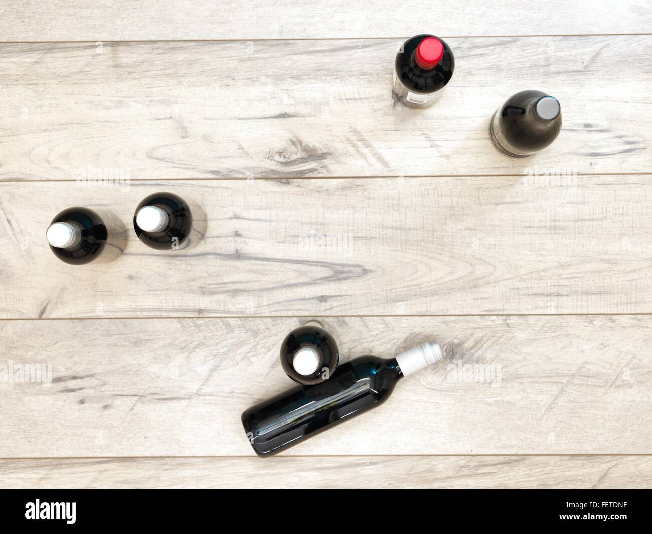 A studio photo of bottled red wine Stock Photo - Alamy