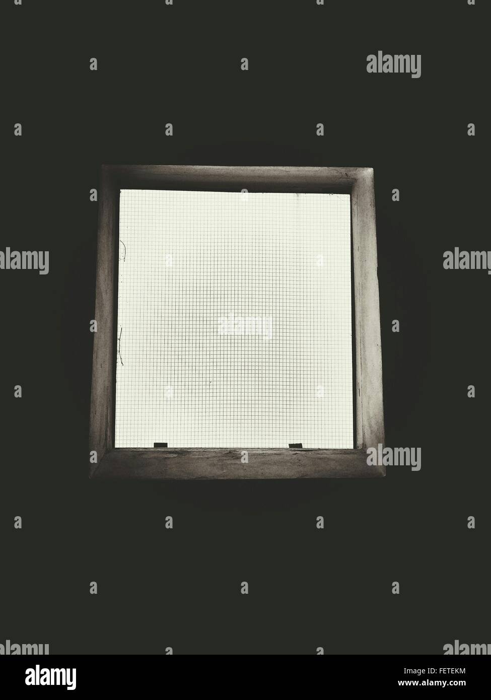 Dark square window hi-res stock photography and images - Alamy